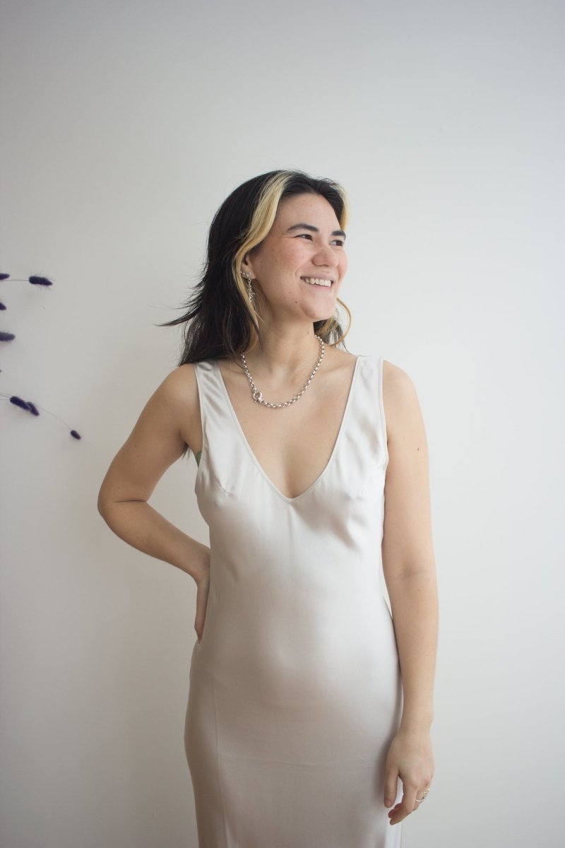 Jacoba Jane Esme Dress (Icy White) - Victoire Boutique - Dresses - Jacoba Jane - Victoire ...