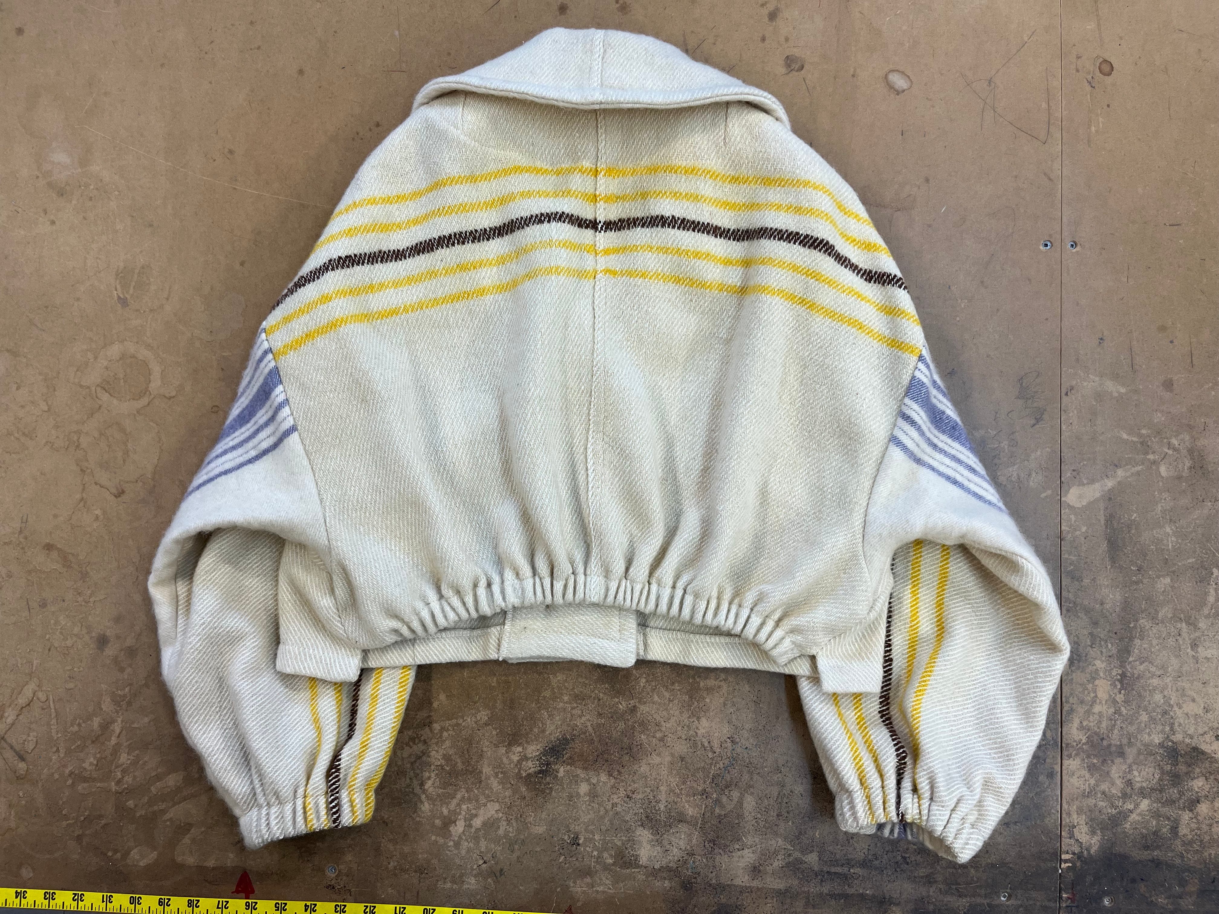 Sweet Juju Cream Jacket (Blue/Yellow) – Victoire Boutique