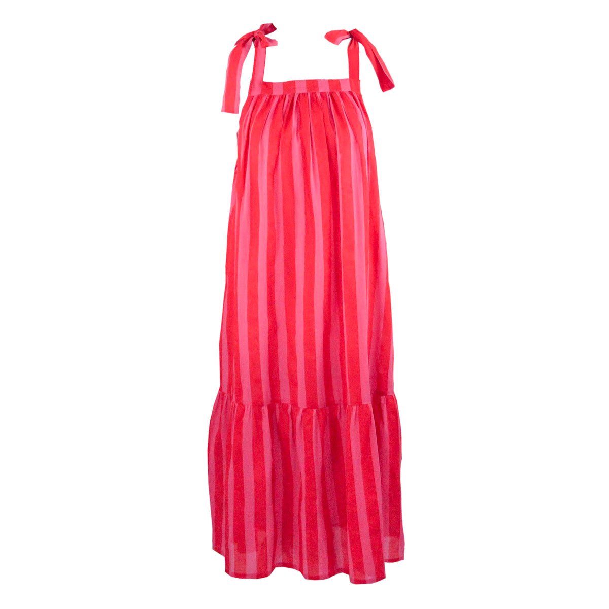 Kate Austin Designs Maxi Mimi Dress (Red/Pink Cabana Stripe) - Victoire ...